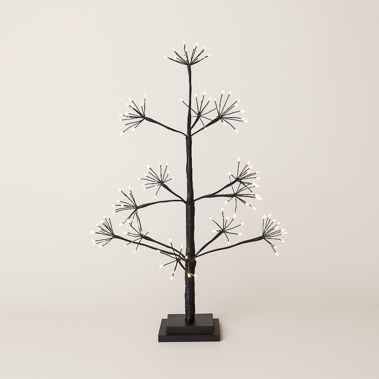 Black 60cm WW Starburst LED Tree – Stellar Haus