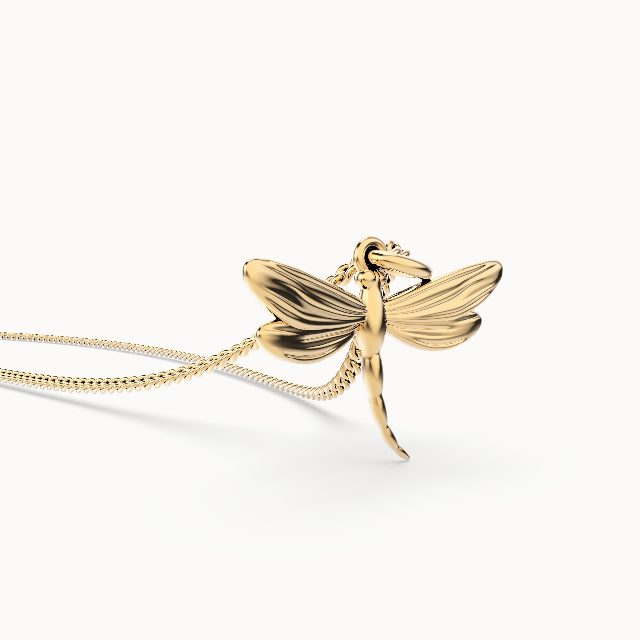 Chocli Dragonfly 18K Gold Plated Necklace – Stellar Haus