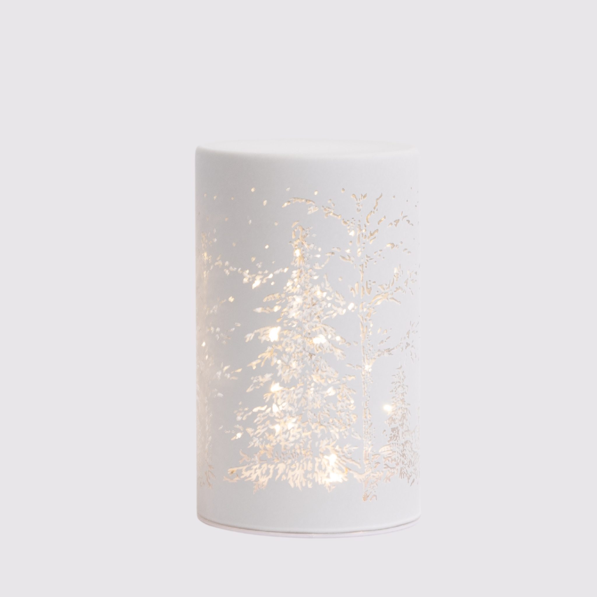 Tall Forestscape Noel Lantern in White – Stellar Haus