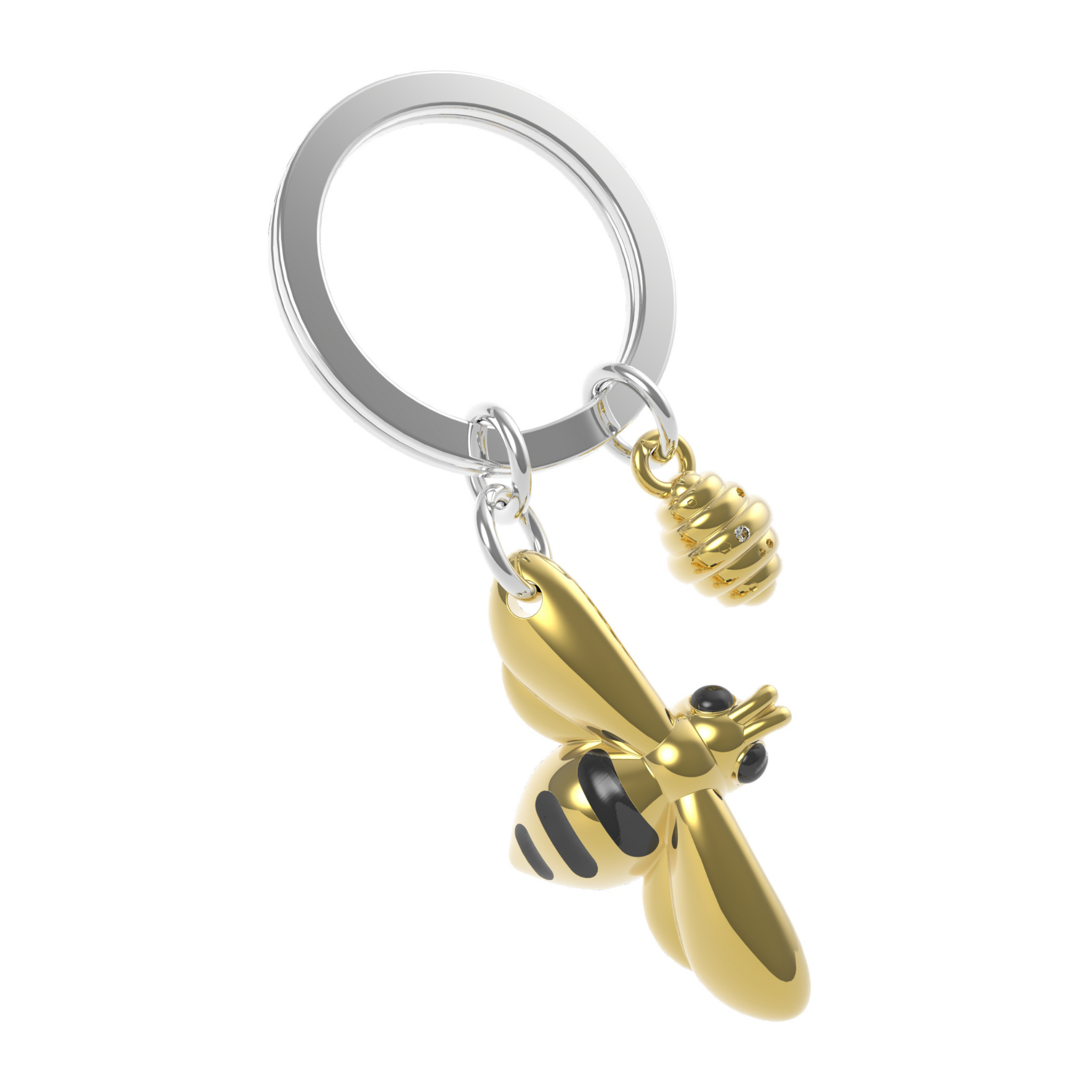 Bee Keychain (Gold) – Stellar Haus