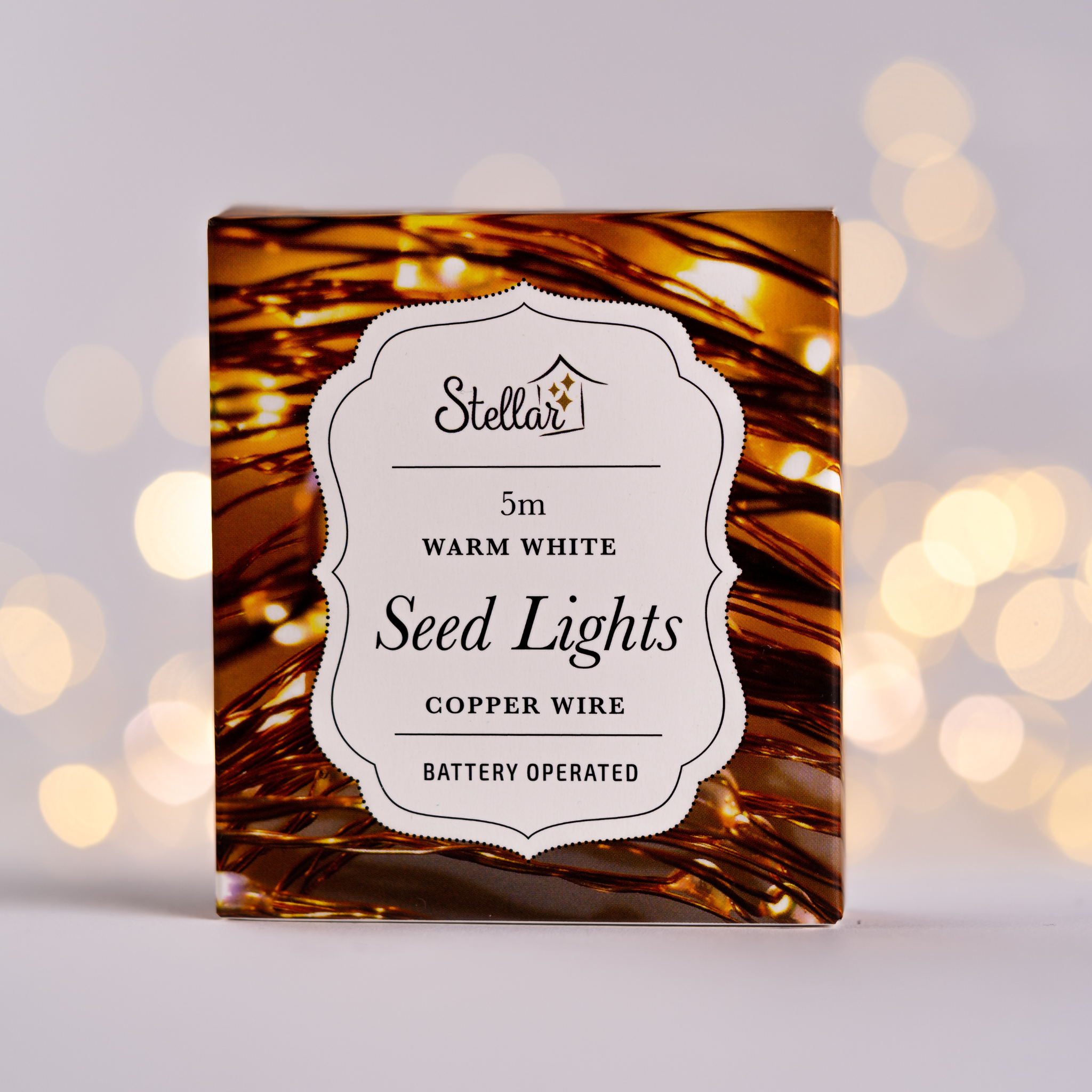 5m AA Copper Warm White 50 LED Seed Lights – Stellar Haus