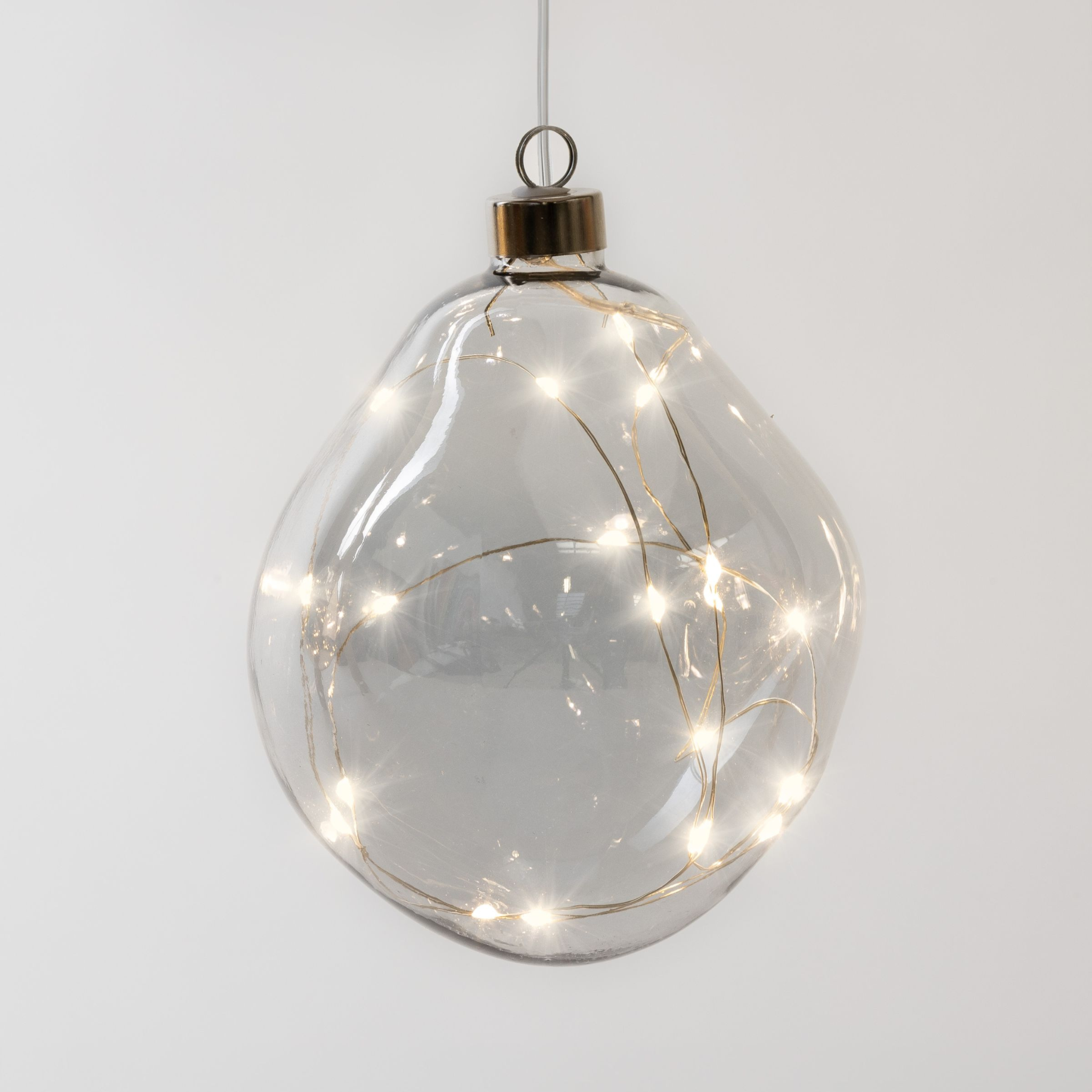 15cm Smokey Grey Orb Hanging Glass Light – Stellar Haus